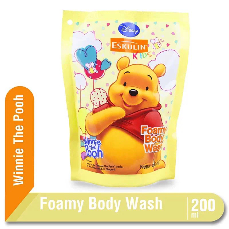 Jual Eskulin Kids Foamy Body Wash/Sabun Mandi Anak Winnie The Pooh ...