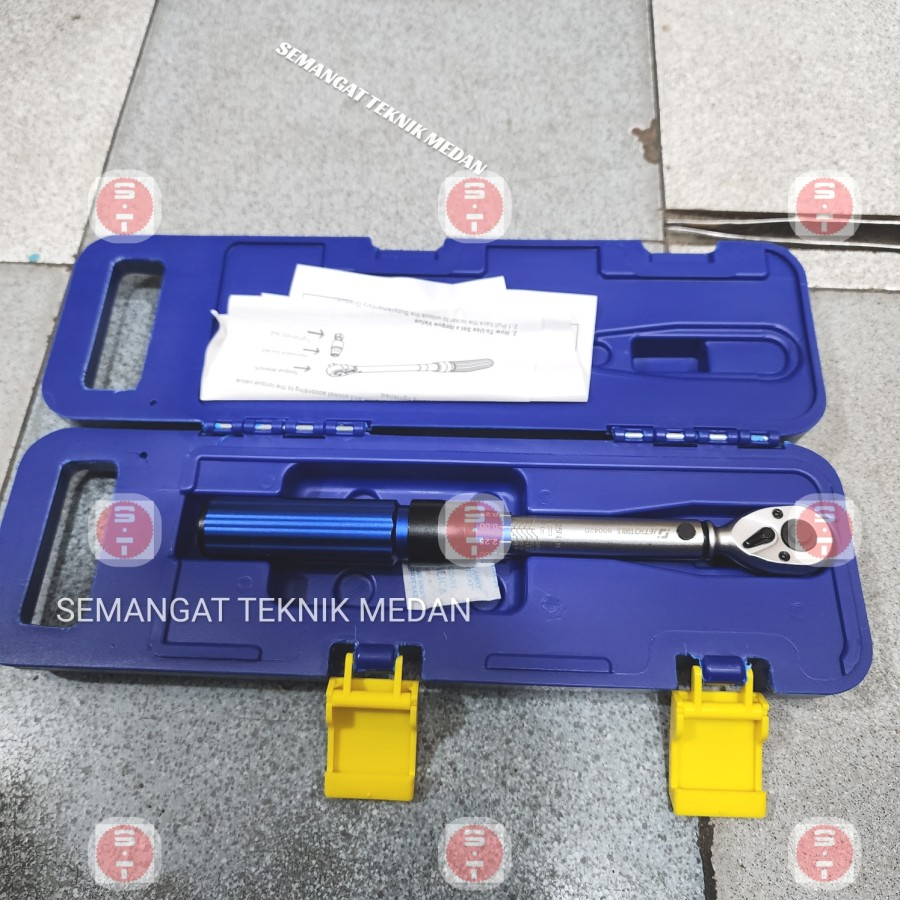Jual KUNCI ALAT TORSI MOMENT TORQUE WRENCH 3/8" 5-25NM JETJO TOOLS ...