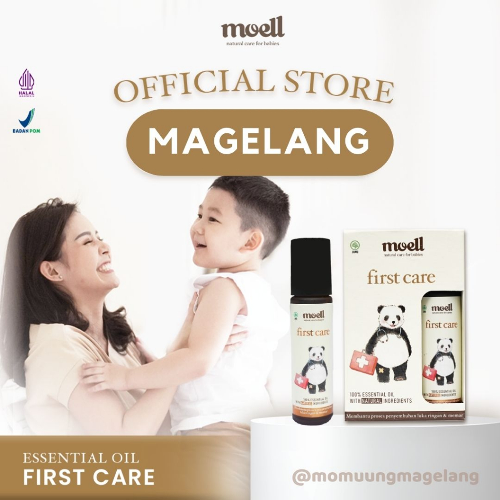 Jual Moell First Care Natural Essential Oil 8ml - Untuk Luka Memar ...