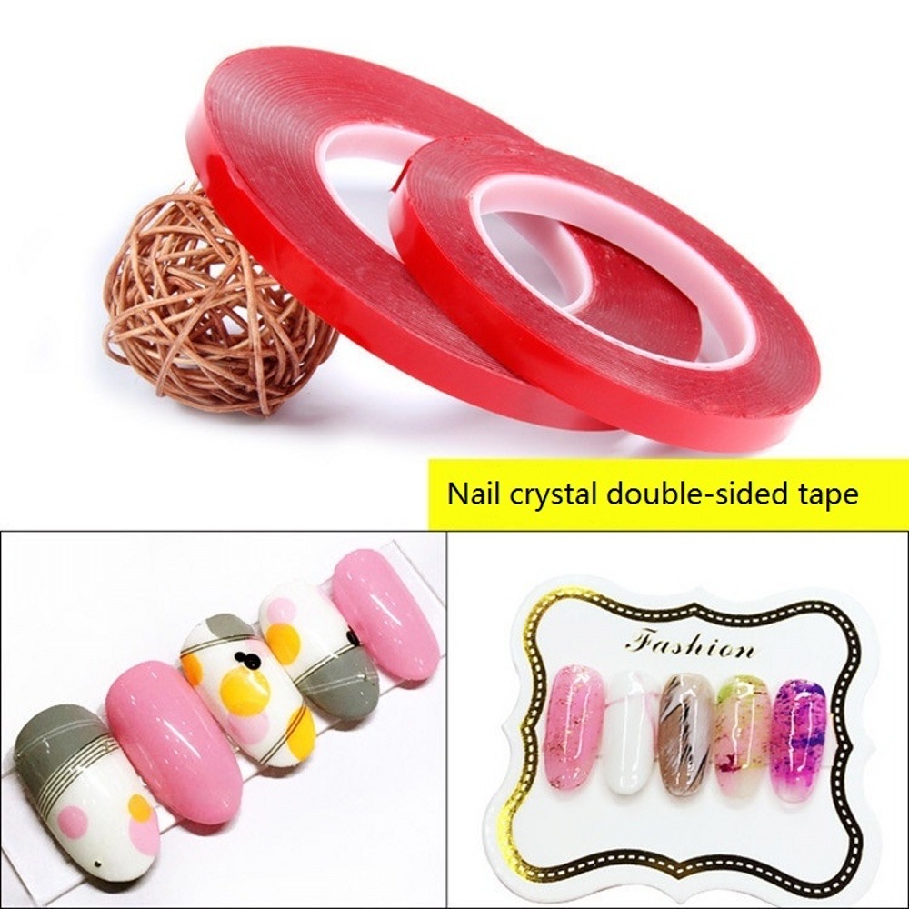 Jual Double Tape Fake Nail Display Chart Lem Acrylic Pajangan Kuku ...
