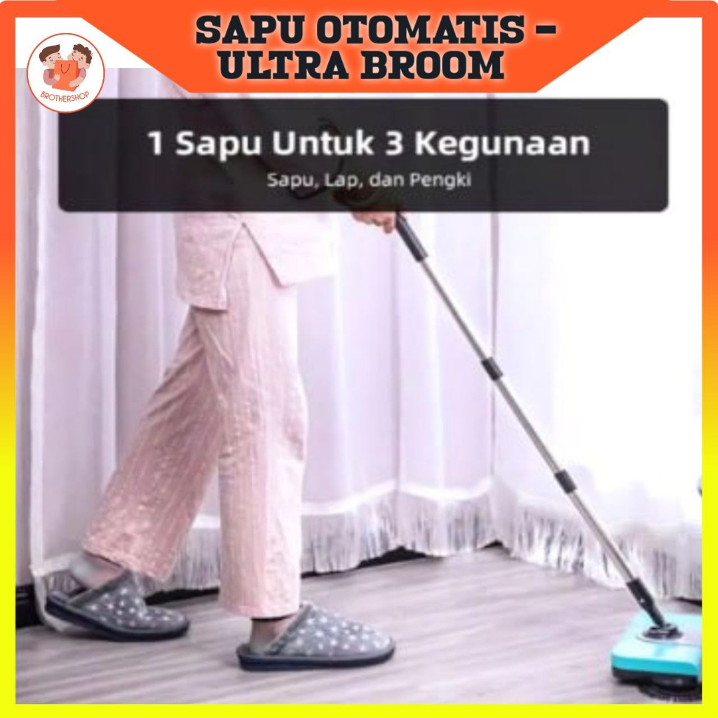 Jual Brother's Shop Sapu Otomatis - Ultra Broom Tanpa Listrik - 100296 ...