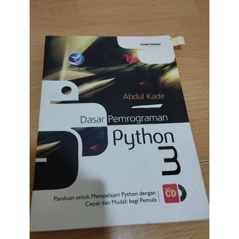 Jual Buku Dasar pemrograman python 3 Abdul Kadir (preloved) | Shopee ...