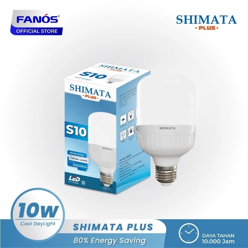Jual Shimata Plus Lampu LED 10W (CoolDayLight) | Shopee Indonesia