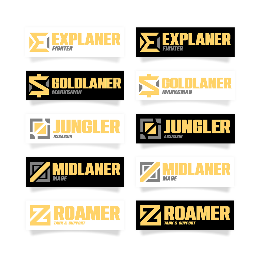 Jual Stiker All Role Lane Mobile Legends | Shopee Indonesia