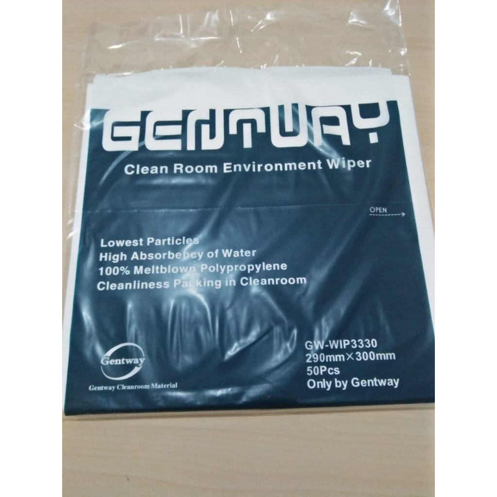 Jual TISSUE HEAD GENTWAY /GENTWAY CLEAN ROOM ENVIRONMENT WIPER | Shopee ...