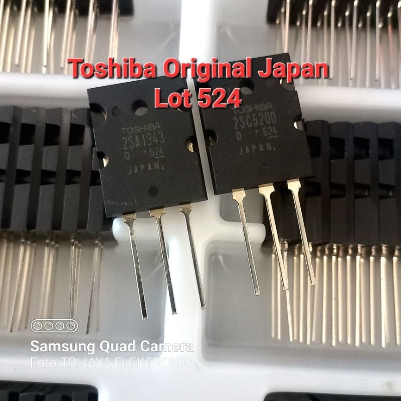Jual Transistor Final Toshiba 2SC5200 2SA1943 ORI C5200 A1943 Original Japan Lot 524 | Shopee ...