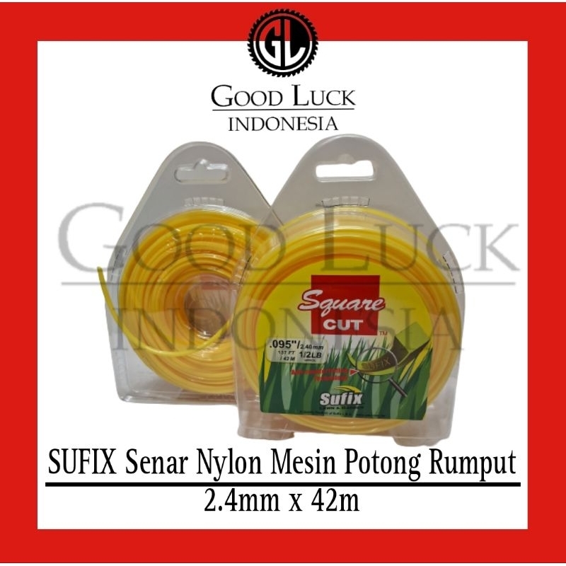 Jual Senar SUFIX Nylon Mesin Potong Rumput 42m | Shopee Indonesia