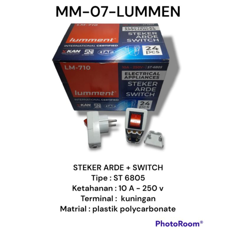 Jual STEKER ARDE + SWITCH ON - OFF , LM 710 type 6805 Berkualitas ...