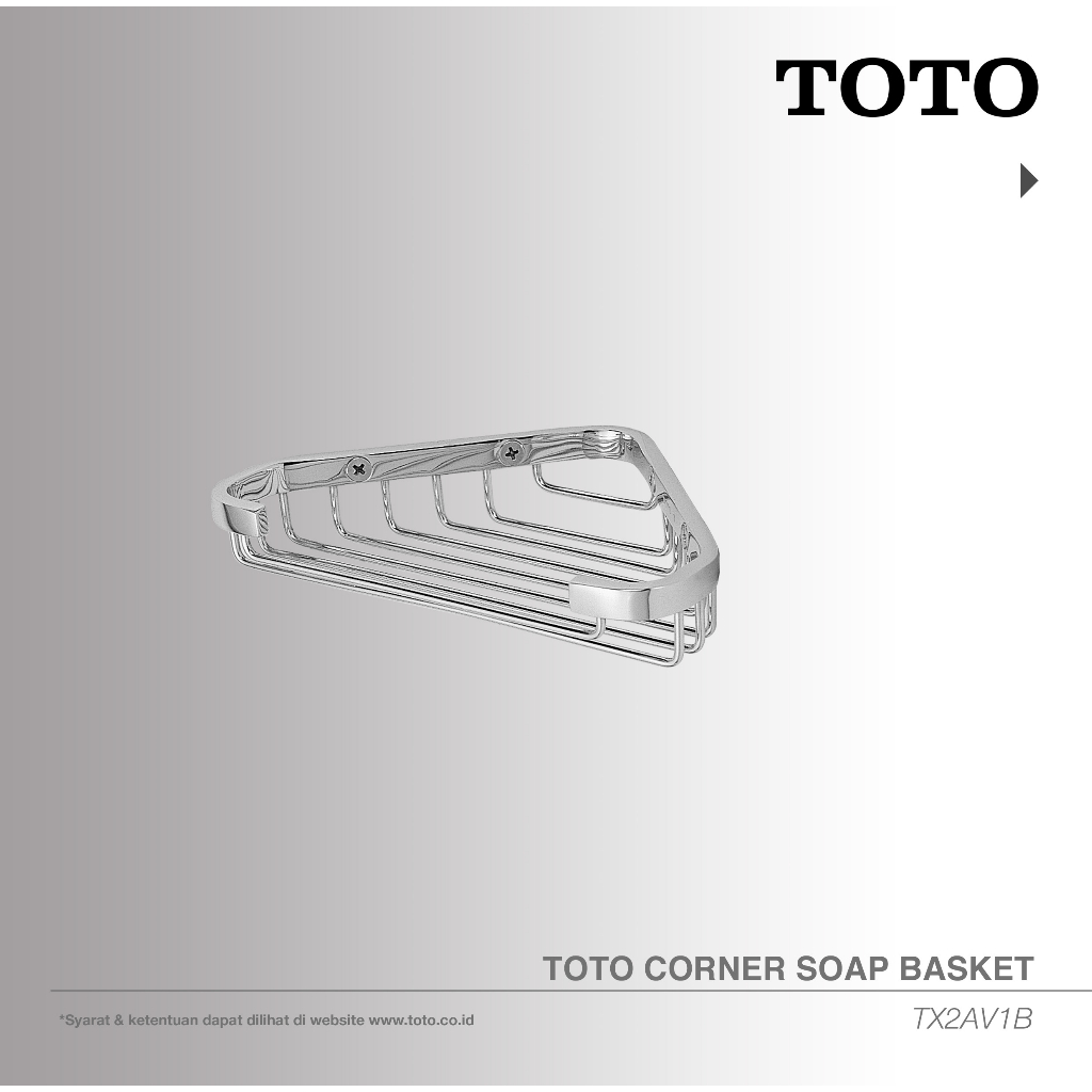 Jual TOTO TX2AV1B Corner Soap Basket / Tempat Sabun | Shopee Indonesia