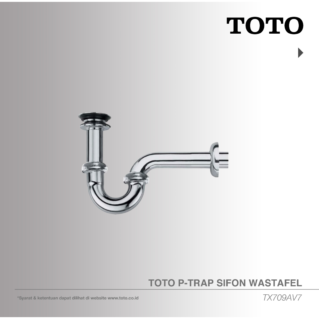 Jual TOTO P-Trap/Sifon Wastafel TX709AV7 | Leher angsa | Shopee Indonesia
