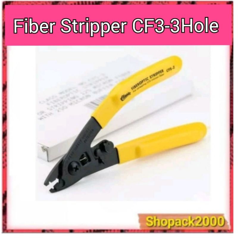Jual Stripper Fiber Optik CFS 3 Stripper FO 3 hole Fiber Optic | Shopee Indonesia