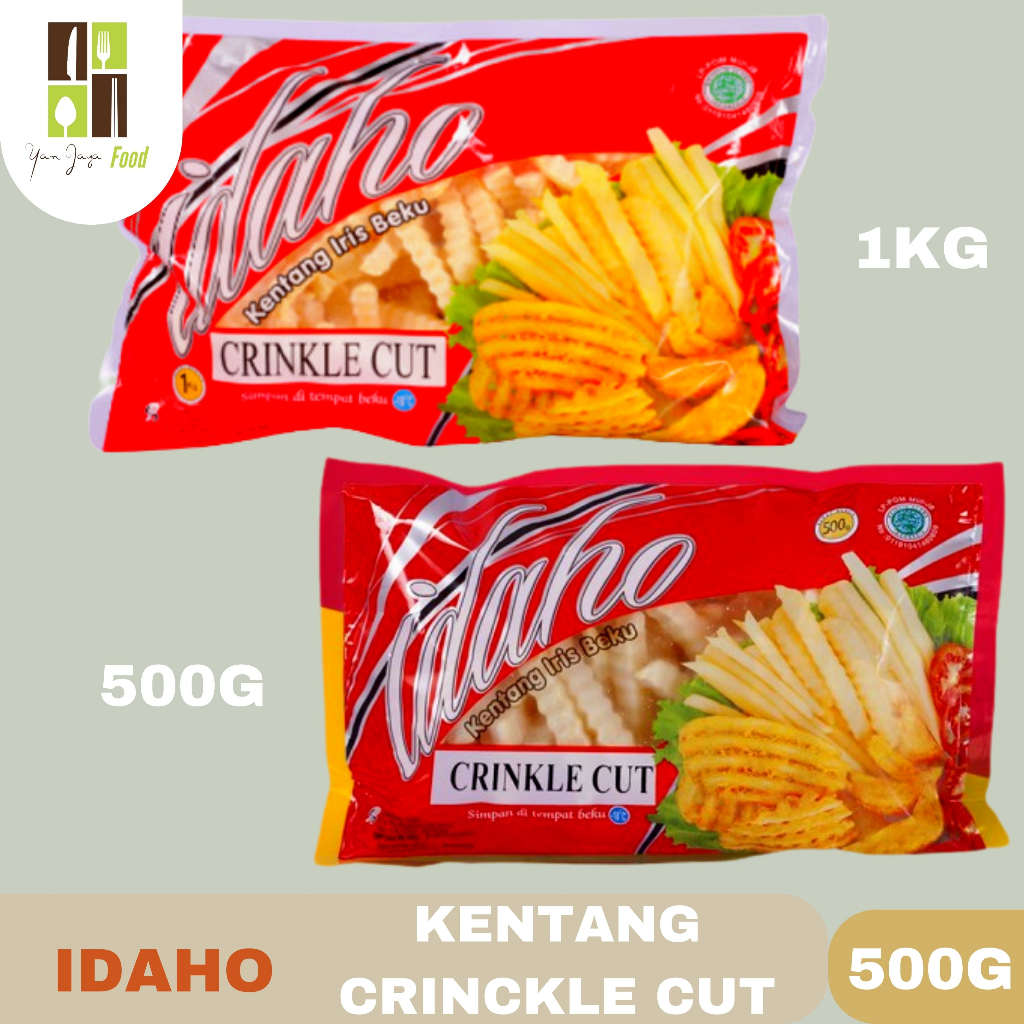 Jual Idaho Kentang Crinkle Cut / Kentang Iris Beku / Kemasan 500g / 1Kg ...