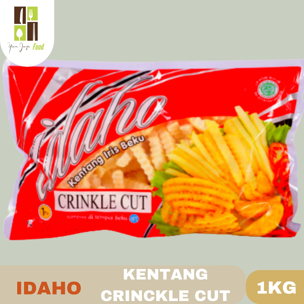 Jual Idaho Kentang Crinkle Cut / Kentang Iris Beku / Kemasan 500g / 1Kg ...