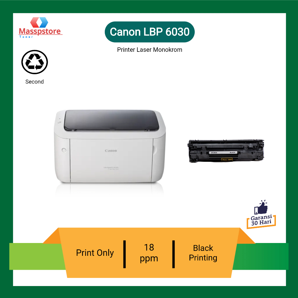 Jual Printer Canon ImageCLAS LBP 6030 Printer canon Monokrom | Shopee ...