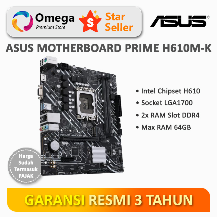 Jual ASUS Motherboard PRIME H610M-K | Shopee Indonesia