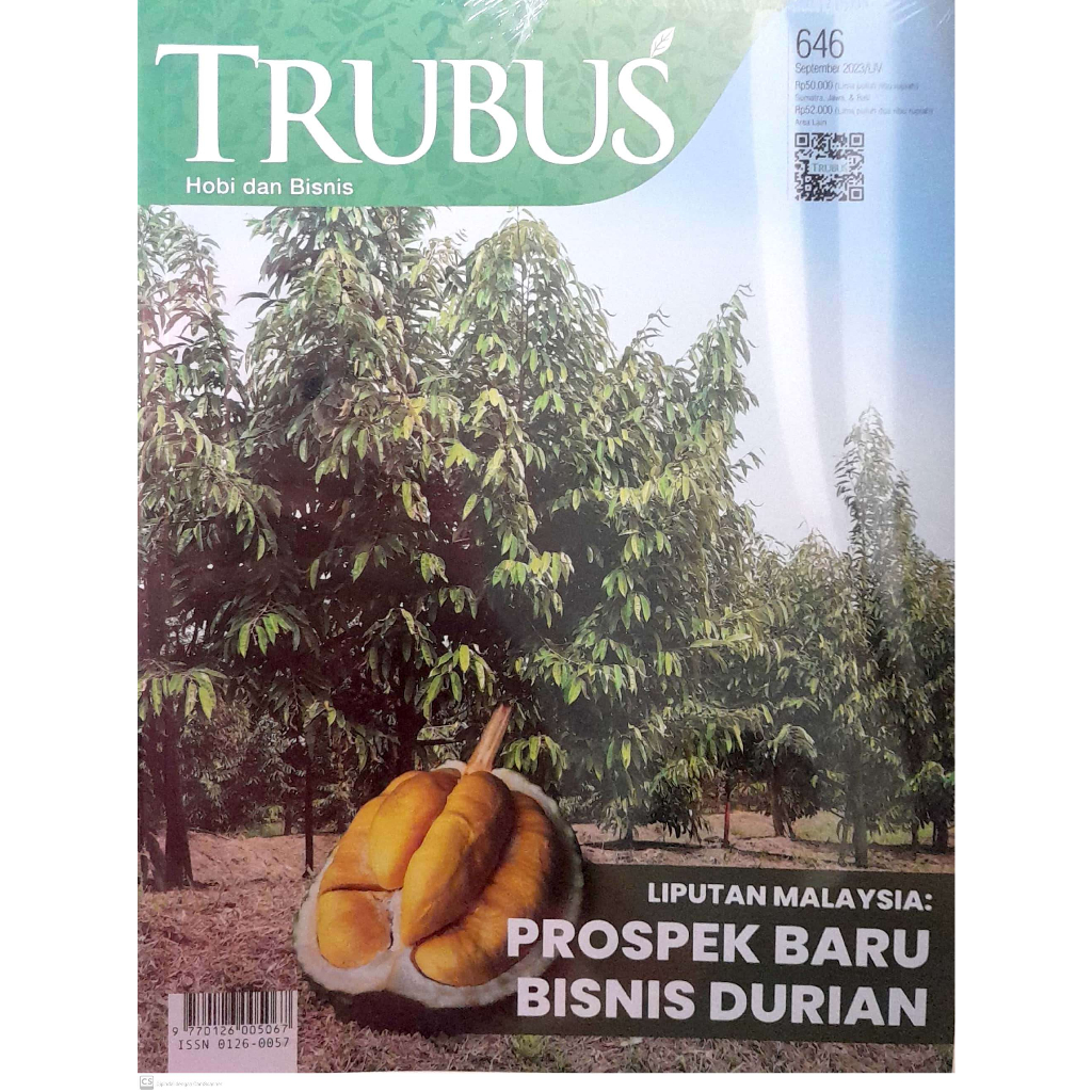 Jual Majalah Trubus Edisi 646 September 2023 (Liputan Malaysia: Prospek ...