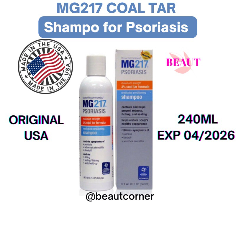 Jual MG217 Psoriasis 3% Coal Tar Shampoo USA | Shopee Indonesia