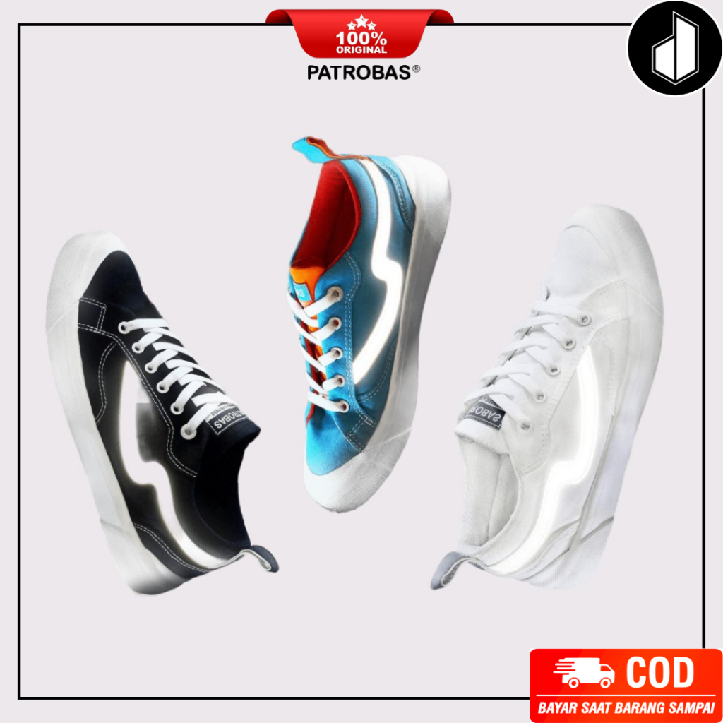 Jual Sepatu Patrobas Glare Low Original Sneakers Pria Wanita | Shopee ...