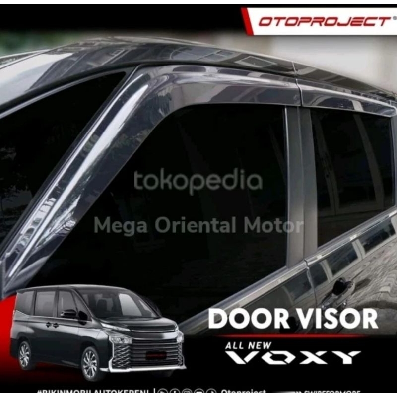 Jual Talang Air / Door Visor Injection Otoproject All New Voxy 2022-2023 | Shopee Indonesia