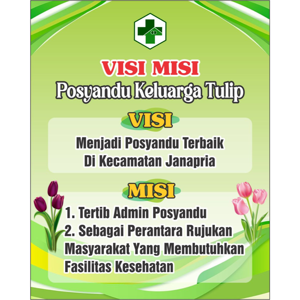Jual Banner Spanduk Visi Misi Posyandu Bisa Custom | Shopee Indonesia
