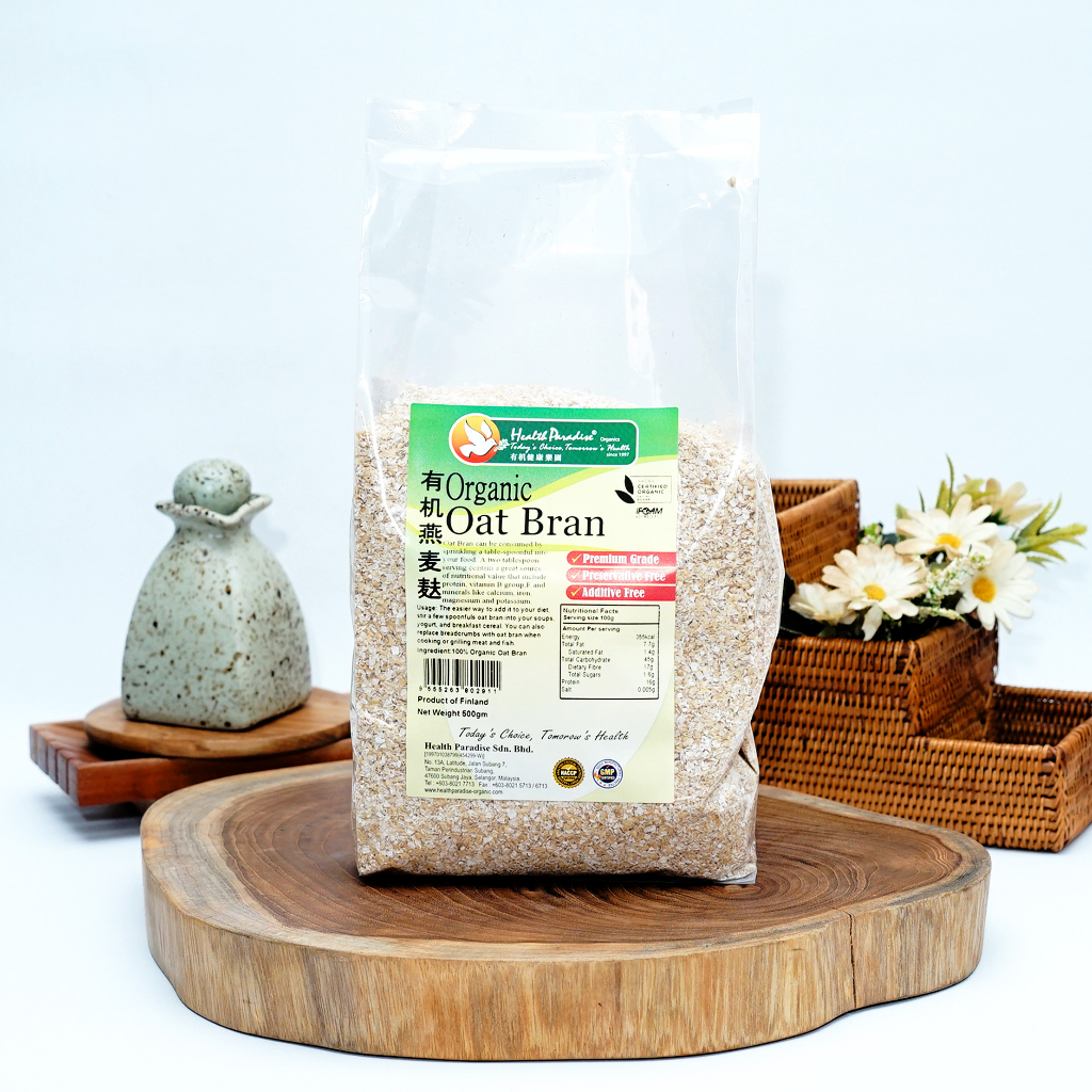 Jual HP Organic Oat Bran 500gr Gandum Organik | Shopee Indonesia