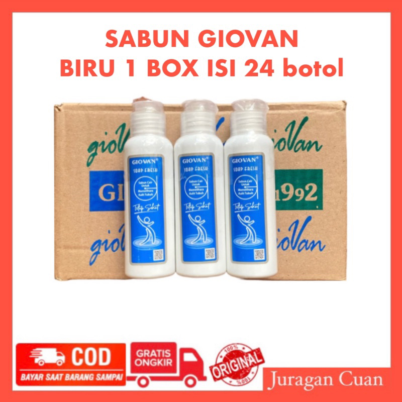 Jual 1 KARTON SABUN GIOVAN SOAP FRESH 90 ML / SABUN GATAL-GATAL / BIANG ...
