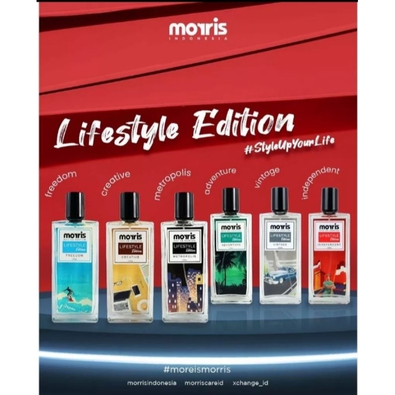 Jual MORRIS EAU DE PARFUM LIFESTYLE 100ML ( Parfum Cowok ) | Shopee ...