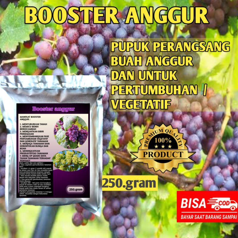 Jual Pupuk booster organik Anggur pelebat buah dan mempercepat pertumbuhan Termurah bisa cod ...