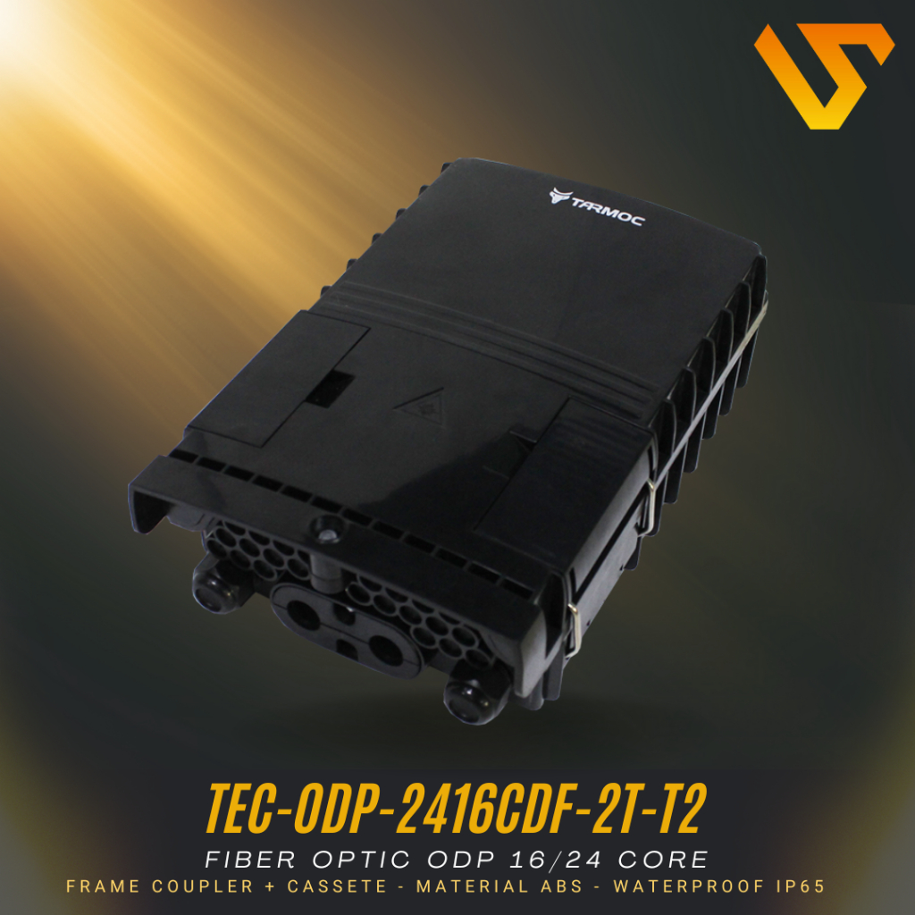 Jual Tarmoc ODP Mini 16 Core SC Hitam | Fiber Optic mini ODP 16C Box ...