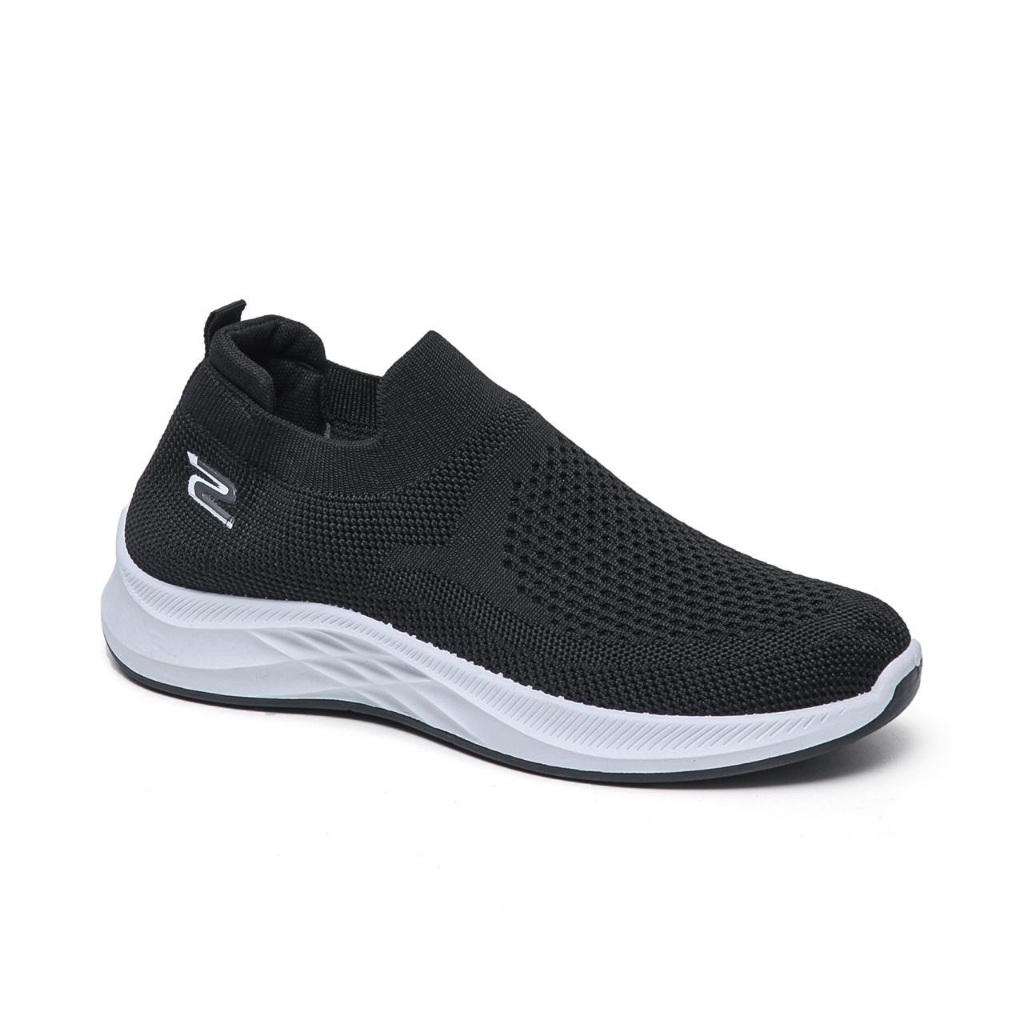 Jual ESSE Sepatu Sneakers Kanvas Rajut Pria Tanpa Tali Casual Shoes 050 ...