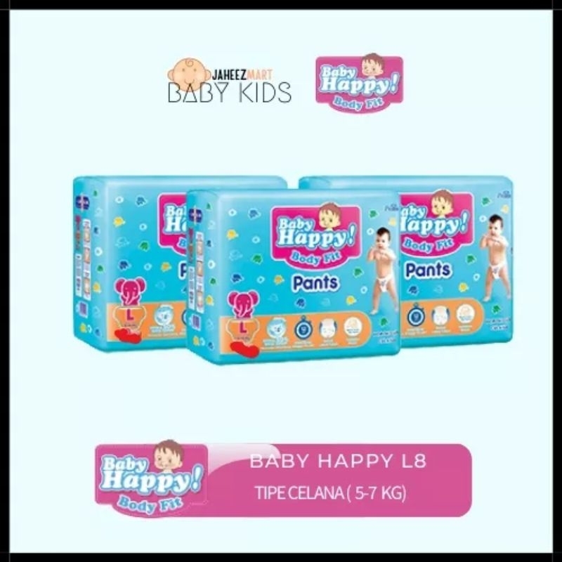 Jual Baby Happy Pants S40,, M34, L28, Xl26, XXL 24 | Shopee Indonesia