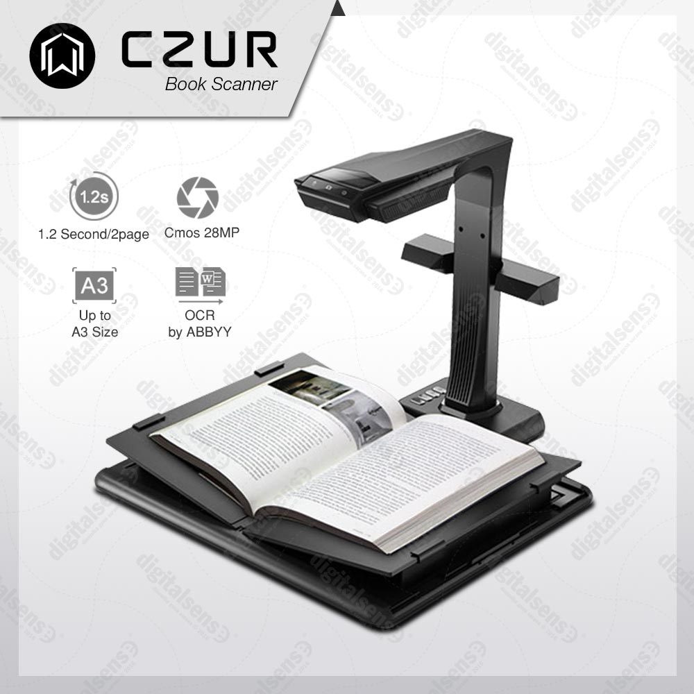 Jual Scanner Buku - CZUR M3000 Pro V2 - A3 - 1,2 detik | Shopee Indonesia