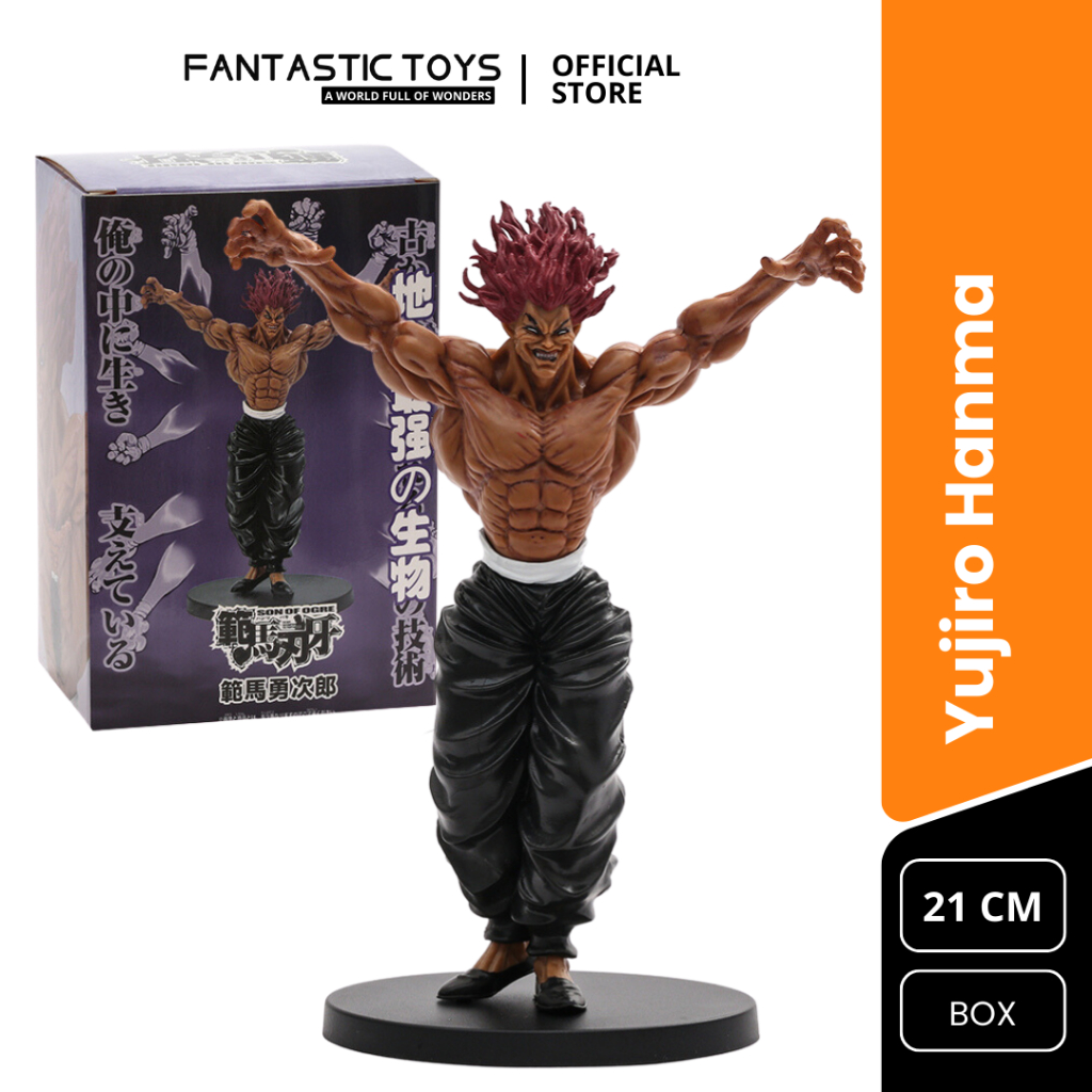 Jual Yuujiro Hanma Action Figure Anime Baki Hanma Son of Ogre Hanma ...
