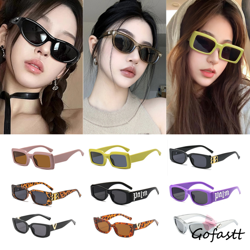 Jual Kacamata Hitam Wanita Kacamata Fashion Retro Vintage Kacamata Persegi/cat eye/Y2k Korean -G ...