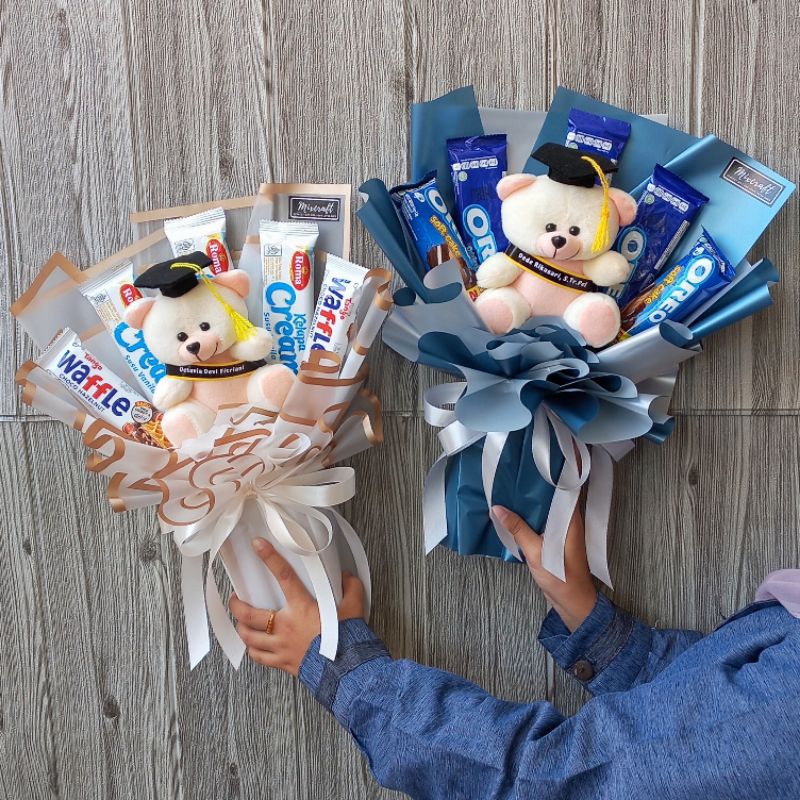 Jual BUKET SNACK WISUDA / BUKET BONEKA WISUDA / KADO WISUDA / HADIAH ...