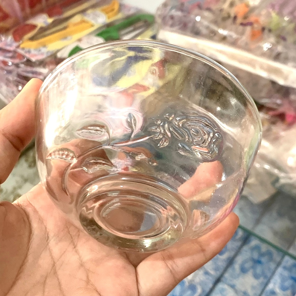 Jual Souvenir Mangkok Sambal Beling Motif Mawar Kemasan Box | Shopee ...
