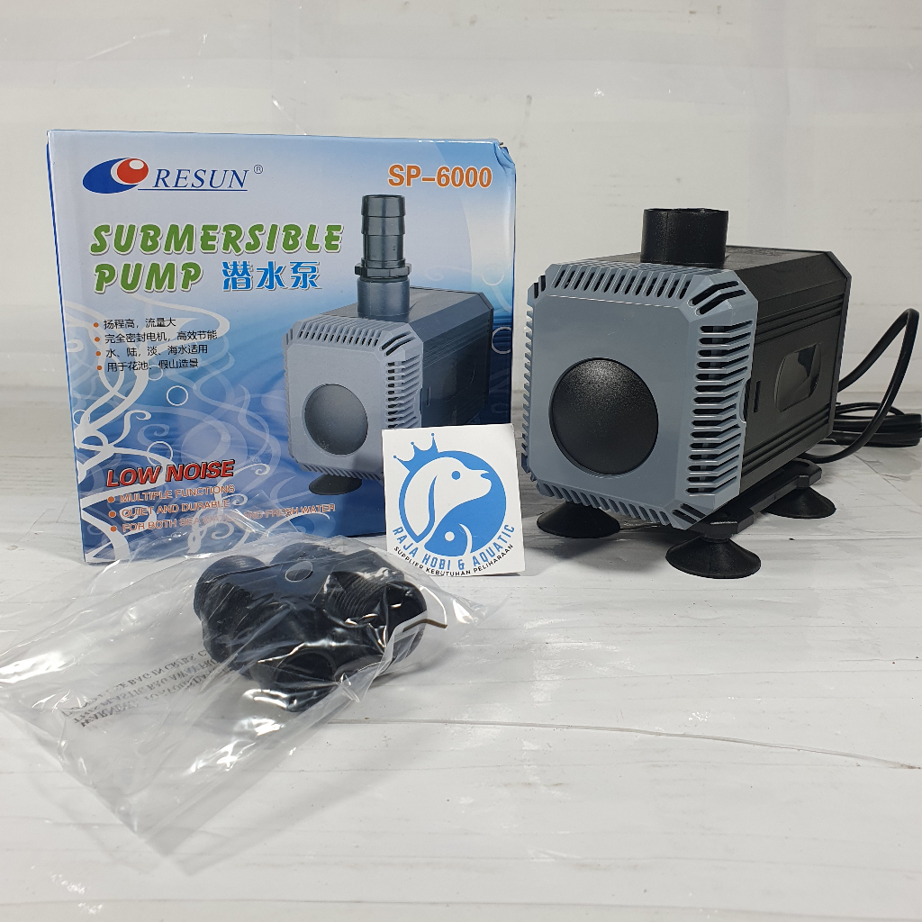 Jual POMPA AIR CELUP RESUN SP-6000 SUBMERSIBLE AQUARIUM WATER PUMP ...