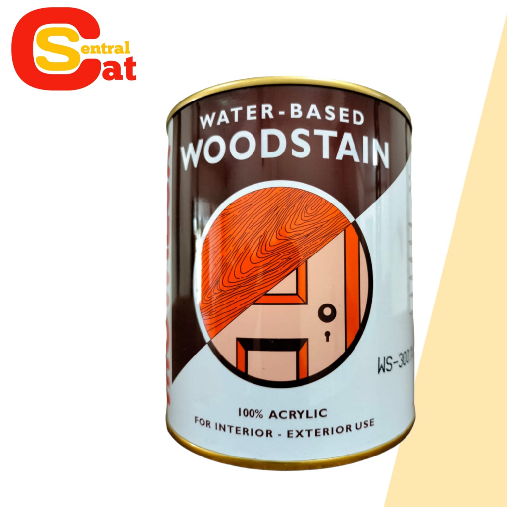 Jual Mowilex Woodstain Cat Pelapis Kayu Premium 1 L | Shopee Indonesia
