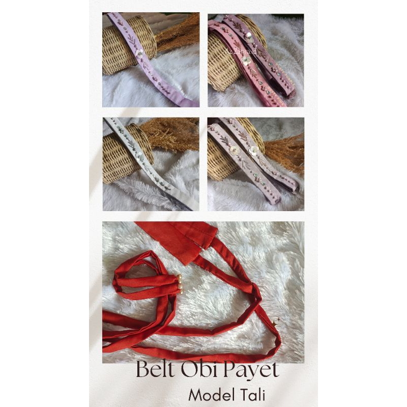 Jual Obi belt Payet kebaya dress outer model tali PO 1-2hari | Shopee ...