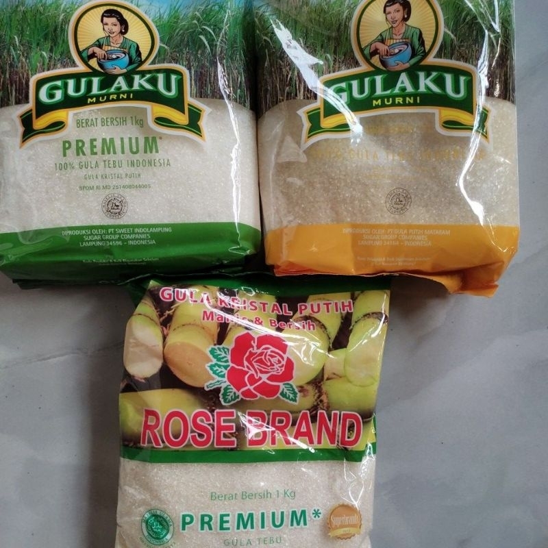 Jual Gula pasir 1kg (random) | Shopee Indonesia