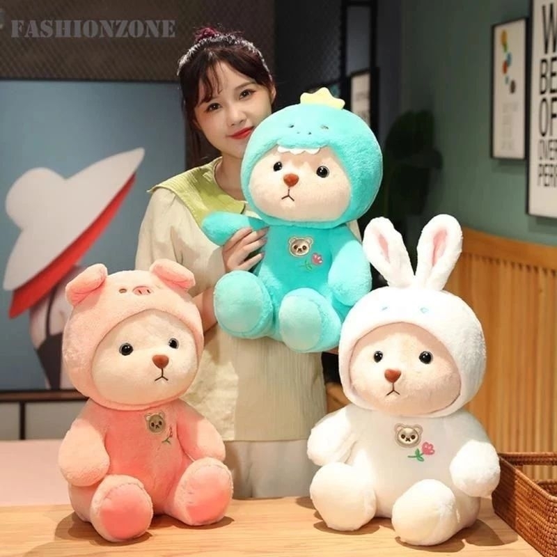Jual Mainan Boneka Viral Teddy Bear Custom lucu imut bahan halus lembut ...