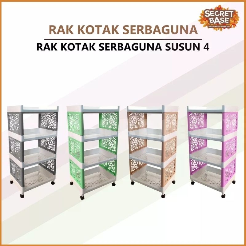 Jual RAK KOTAK SERBAGUNA + RODA - Rak Multifungsi / Rak Portable Kokoh ...