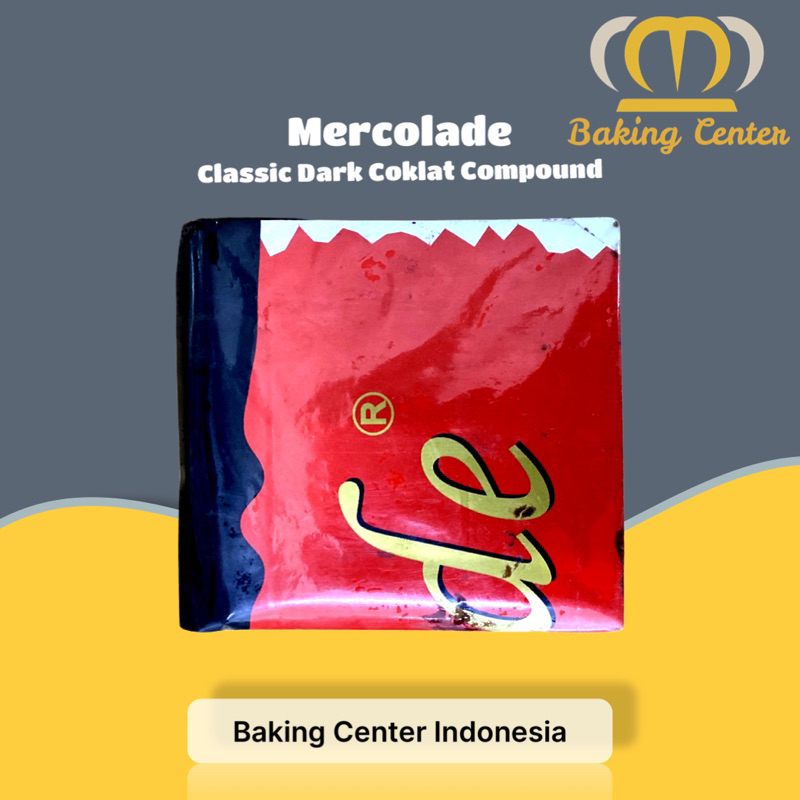 Jual Mercolade Classic Dark Cokelat Compound Repack | Shopee Indonesia