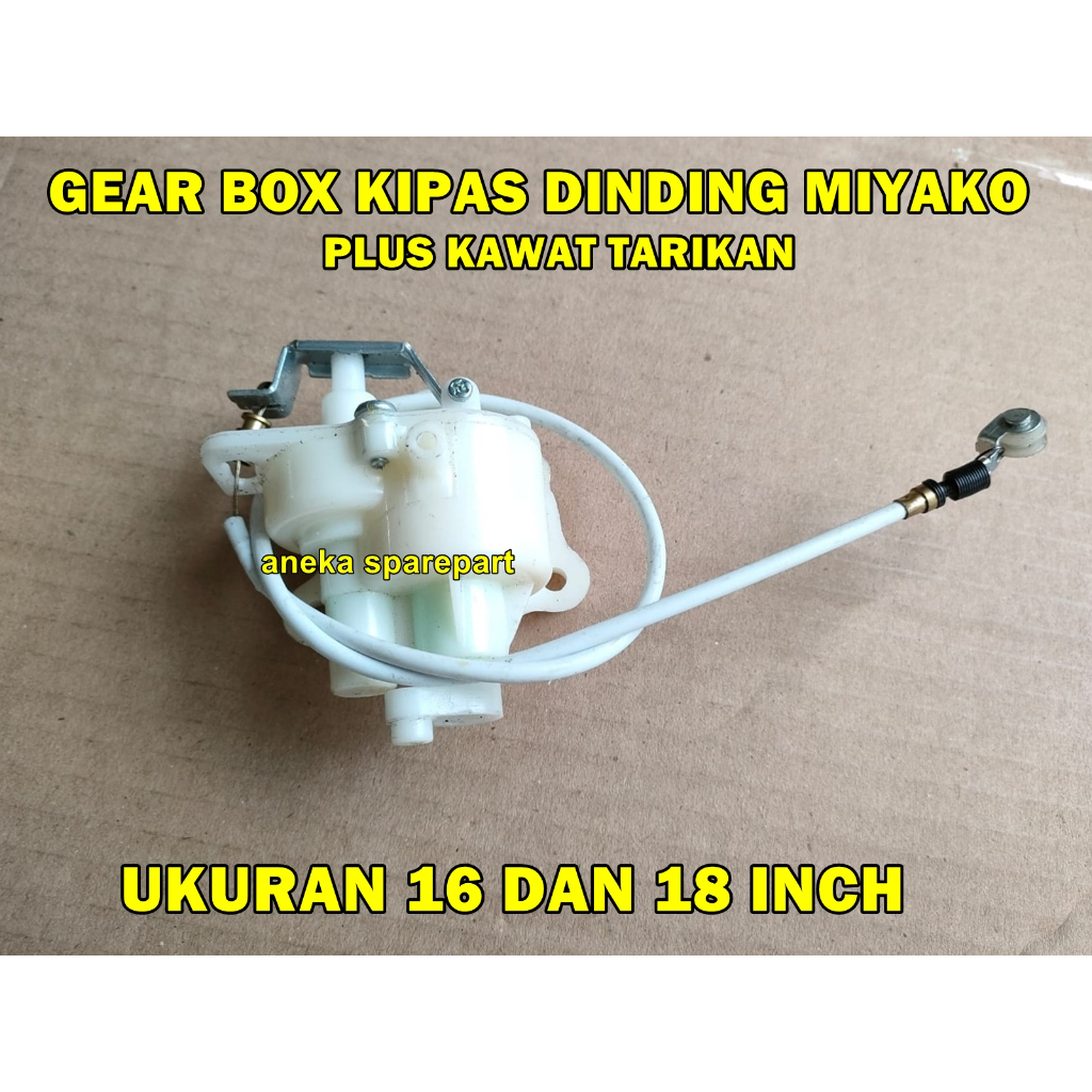 Jual GEAR BOX MODEL TARIK KIPAS MIYAKO 12/16/18 INCH PLUS KAWAT TARIKAN ...