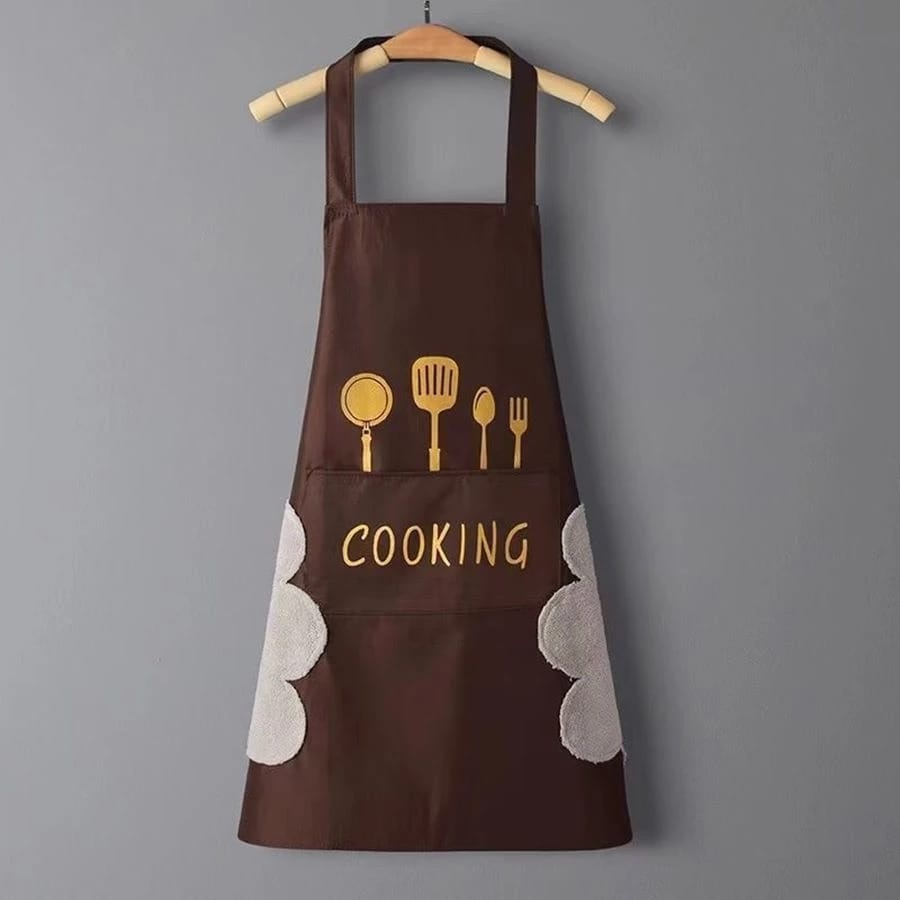 Jual APRON CELEMEK DAPUR MASAK/CELEMEK BARISTA CELEMEK ANTI AIR ...
