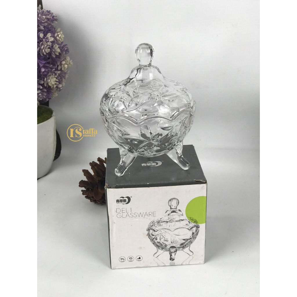 Jual Toples Kaca Crystal Packing Dus Per Pcs | Toples Permen Berbahan ...