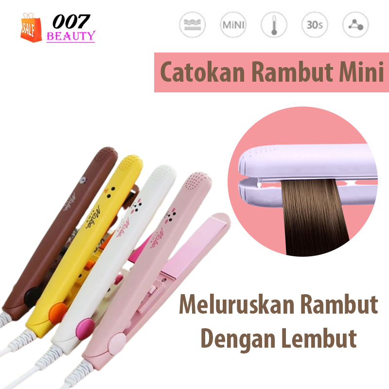 Jual Catok Mini Make Time Karakter Pelurus Rambut Portable Serba Guna ...