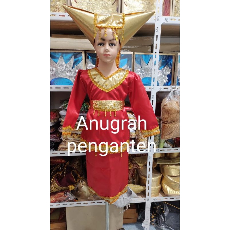 Jual baju adat minang/baju plus tanduk kepala. | Shopee Indonesia