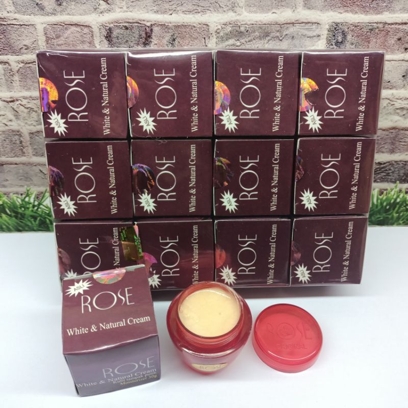 Jual Cream ROSE / Rose White & Natural Cream 12 Pcs | Shopee Indonesia