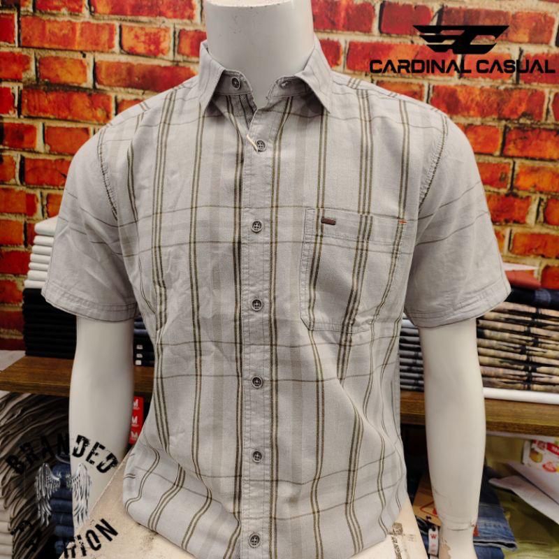 Jual TURUN HARGA CARDINAL CASUAL ORIGINAL KEMEJA PRIA LENGAN PENDEK ...